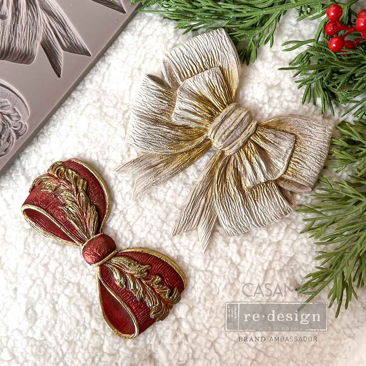 Decor Moulds® Kacha – Vintage Opulence Bow – Judy Ks